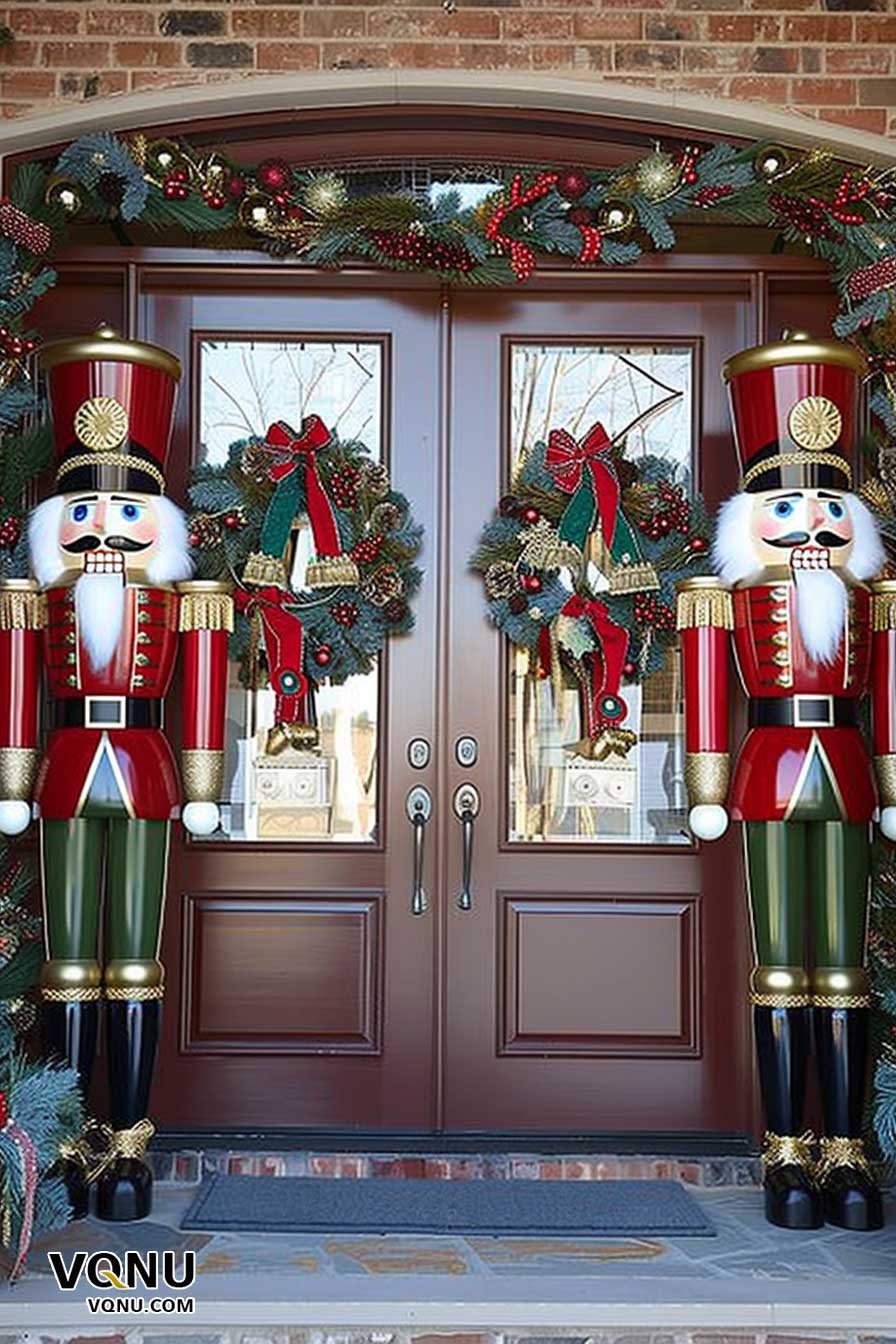 12 Christmas Front Door Design Ideas – VQNU