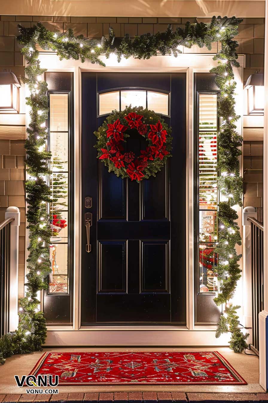 12 Christmas Front Door Design Ideas – VQNU